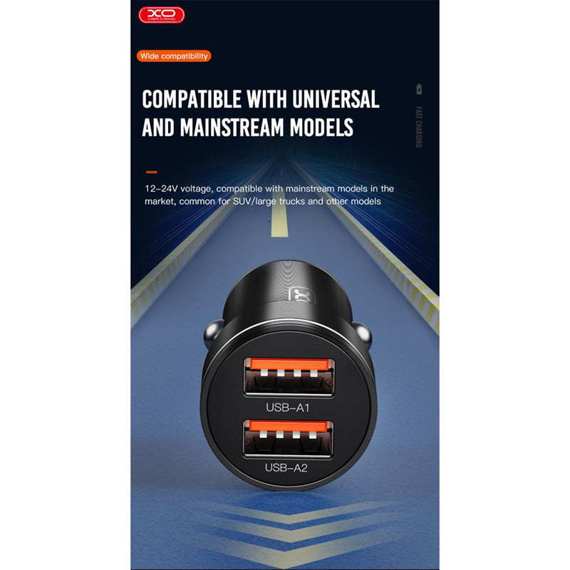 قیمت و خرید شارژر فندکی 15 وات ایکس او مدل XO CC-48