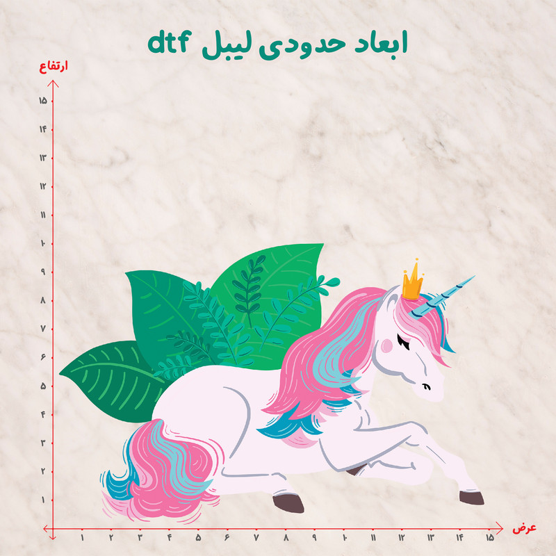 قیمت و خرید استیکر پارچه و لباس مدل dtf طرح یونیکورن کد H15.902 مجموعه 4 عددی