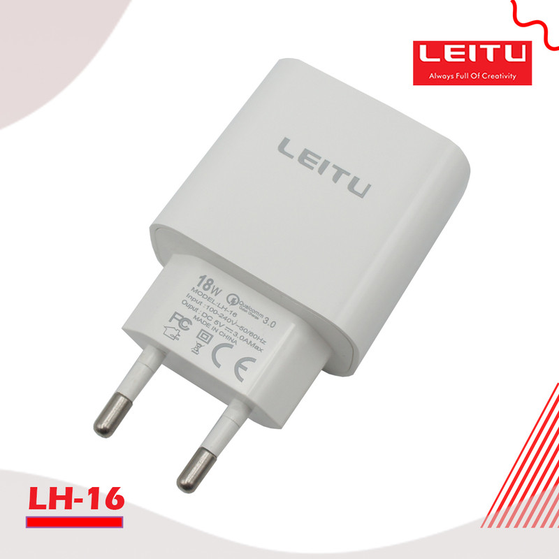 قیمت و خرید شارژر دیواری لیتو مدل LH- 16 به همراه کابل تبدیل USB-C
