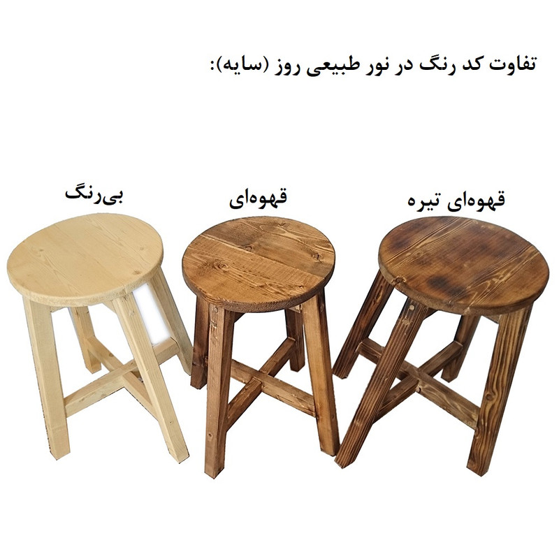 قیمت و خرید چهارپایه مدل چوبی c46