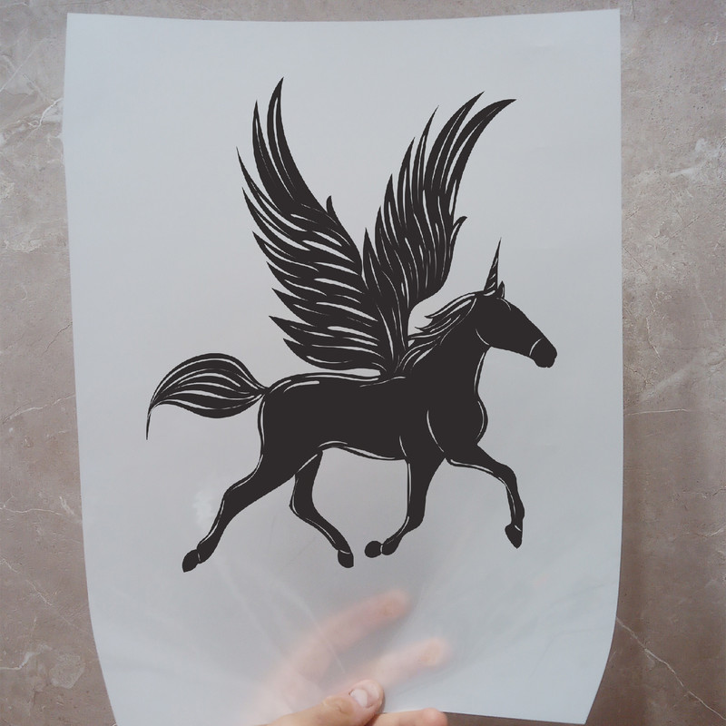 قیمت و خرید استیکر پارچه و لباس مدل dtf طرح یونیکورن کد H20.1157 مجموعه 3 عددی