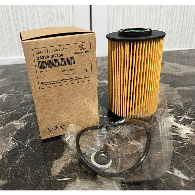 قیمت و خرید فیلتر روغن کیا جنیون پارت مدل 3C250 مناسب برای هیوندا ازرا
