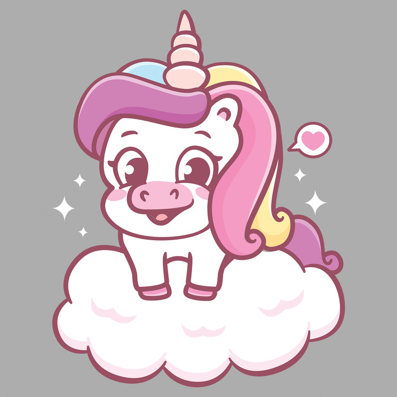 قیمت و خرید استیکر پارچه و لباس مدل dtf طرح یونیکورن کد H20.1016 مجموعه 3 عددی