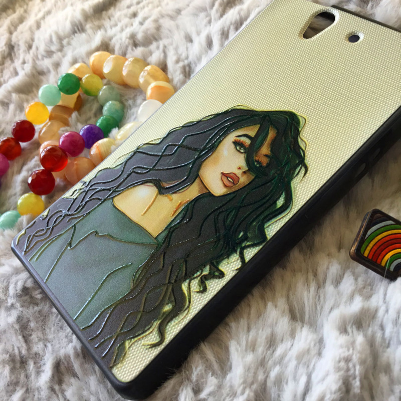 قیمت و خرید کاور طرح لیدی کد S3593 مناسب برای گوشی موبایل سونی Xperia Z