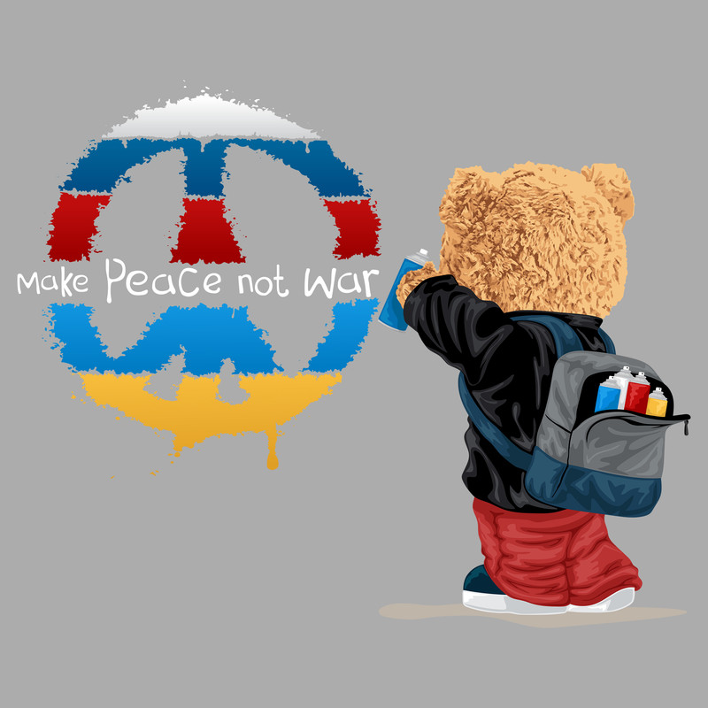 قیمت و خرید استیکر پارچه و لباس مدل dtf طرح تدی کد H30.43 مجموعه 12 عددی