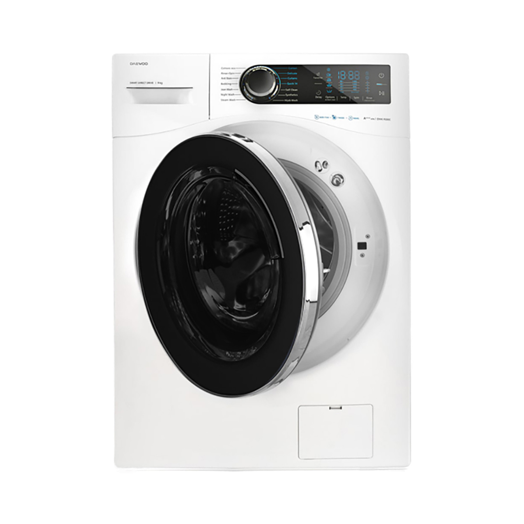 خرید اینترنتی ماشین لباسشویی اتوماتیک دوو مدل LM-990W ظرفیت 9 کیلوگرم با قیمت عالی - کافه استور