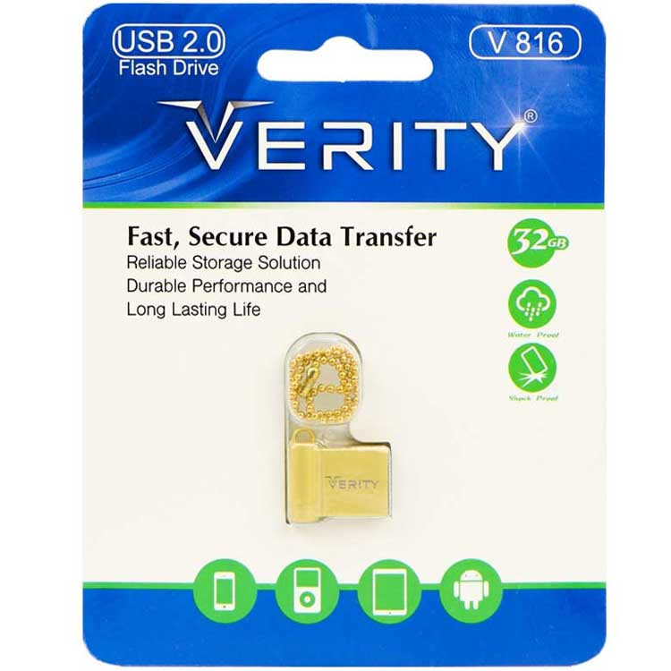 قیمت و خرید فلش مموری وریتی مدل V816 ظرفیت 32 گیگابایت