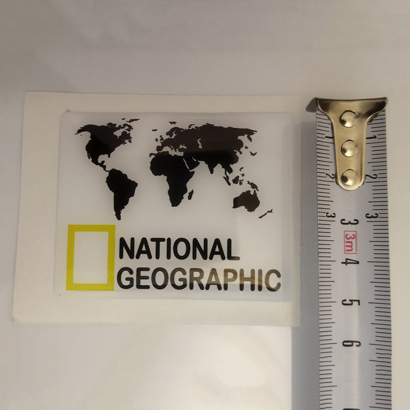 قیمت و خرید برچسب خودرو مدل ژله ای کد -National Geographic-Square