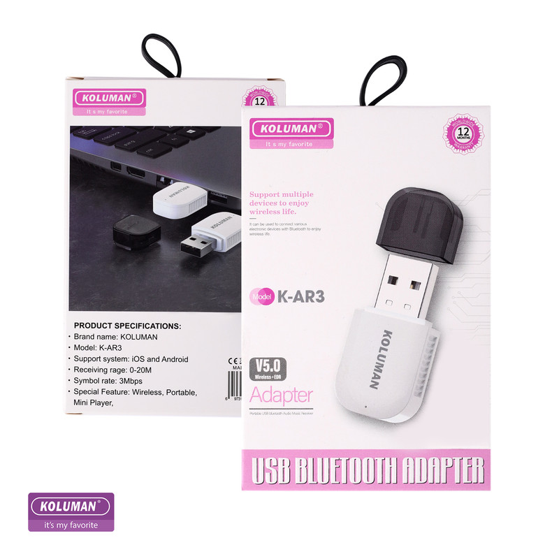 قیمت و خرید دانگل بلوتوث کلومن مدل K-AR3