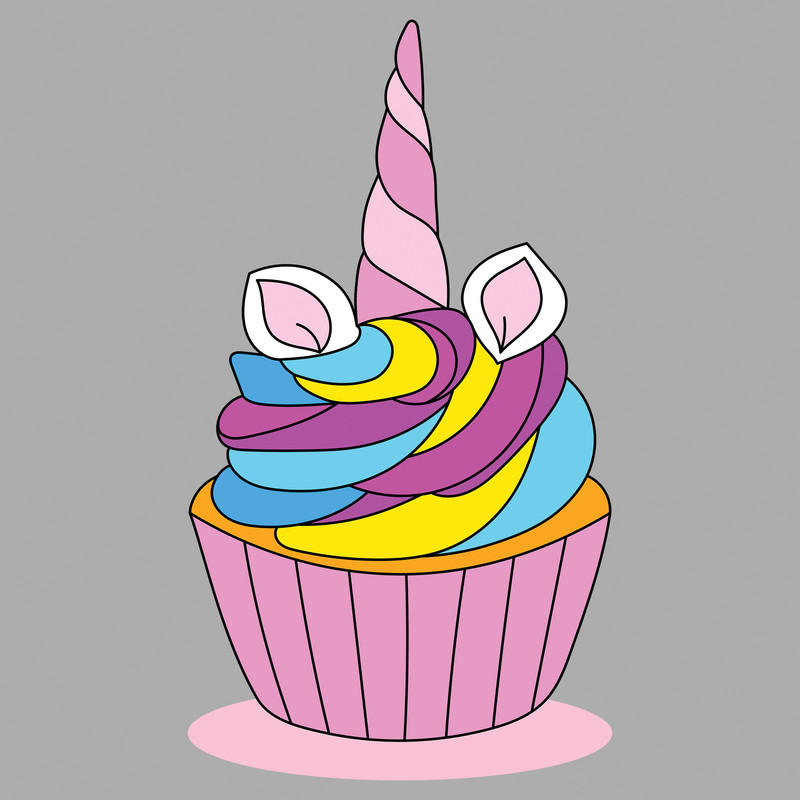 قیمت و خرید استیکر پارچه و لباس مدل dtf طرح یونیکورن کد H20.24 مجموعه 6 عددی