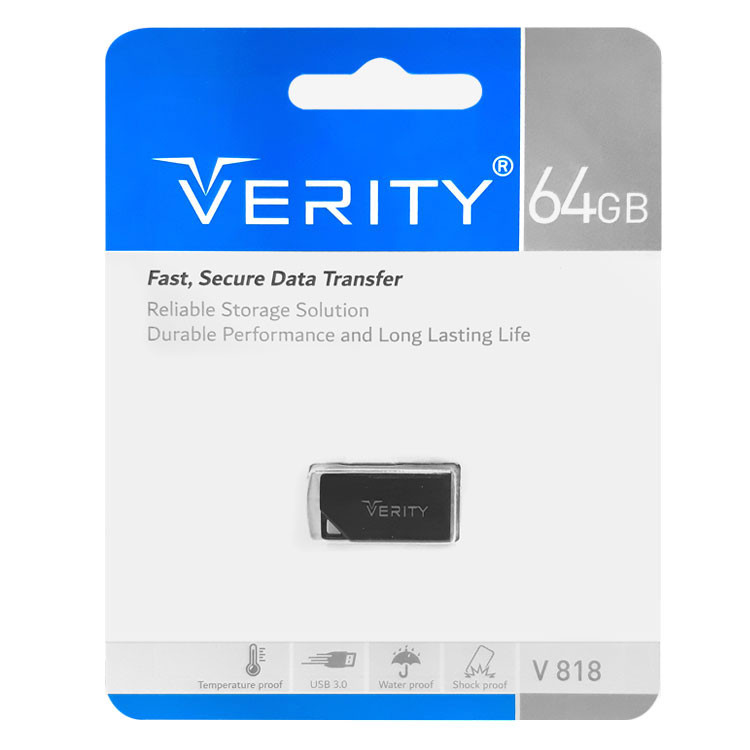 قیمت و خرید فلش مموری وریتی مدل V818 USB3.0 ظرفیت 64 گیگابایت