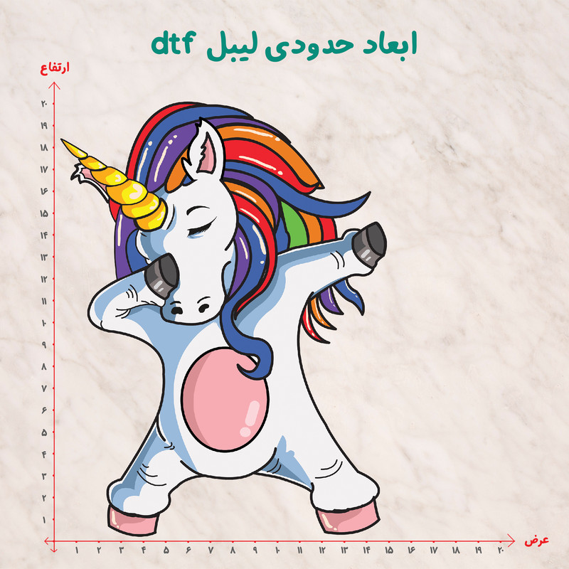 قیمت و خرید استیکر پارچه و لباس مدل dtf طرح یونیکورن کد H20.854 مجموعه 3 عددی