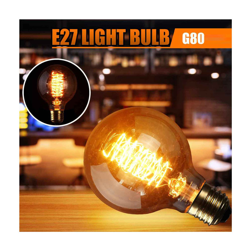 قیمت و خرید لامپ 60 وات زد اف ار مدل G80 پایه E27