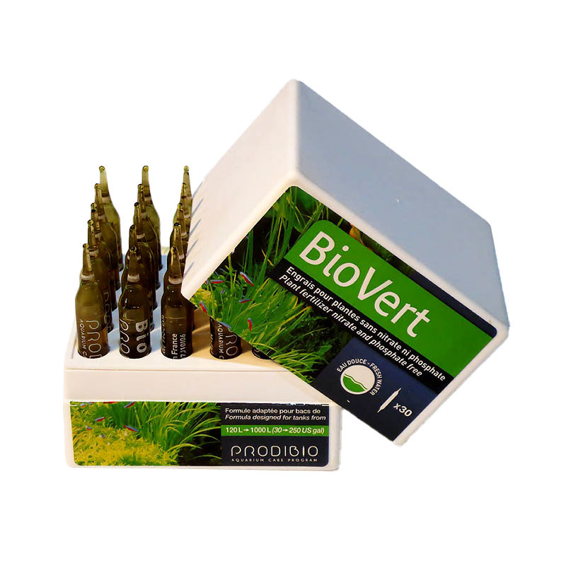 قیمت و خرید کود کامل گیاهان آکواریوم پرودیبیو مدل BioVert مجموعه 30 عددی