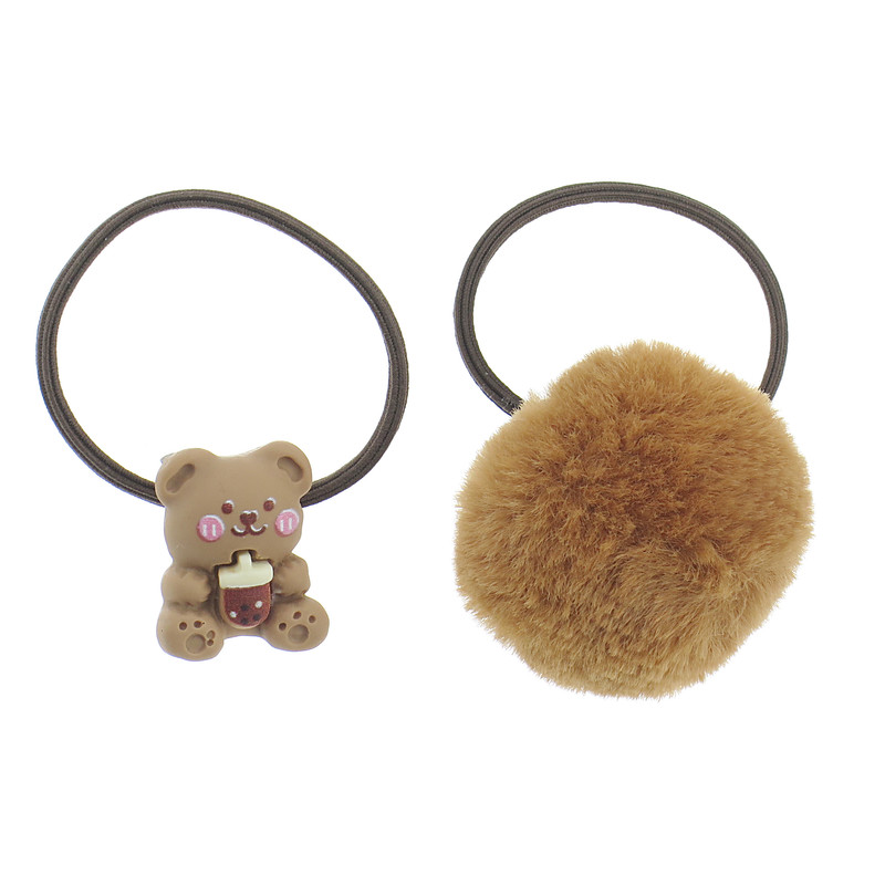 قیمت و خرید کش مو دخترانه مدل عروسک مجموعه 2 عددی