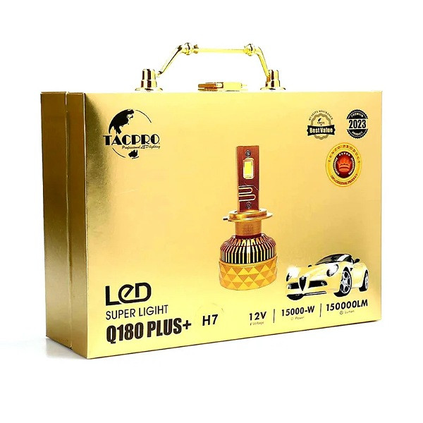 قیمت و خرید لامپ هدلایت خودرو تک پرو مدل Q180 plus پایه H4 بسته 2 عددی