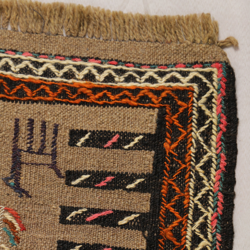 قیمت و خرید گلیم دستبافت مدل سفره کردی کد 4010887