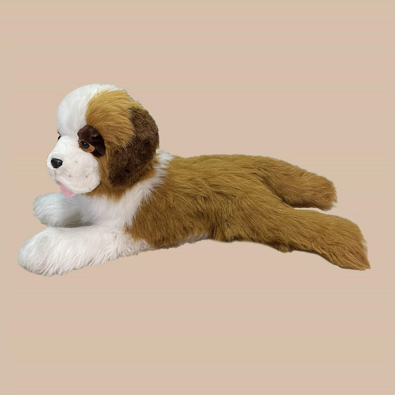 قیمت و خرید عروسک طرح سگ مدل Bernese Mountain Lying Dog کد SZ10/689 طول 90 سانتی‌متر
