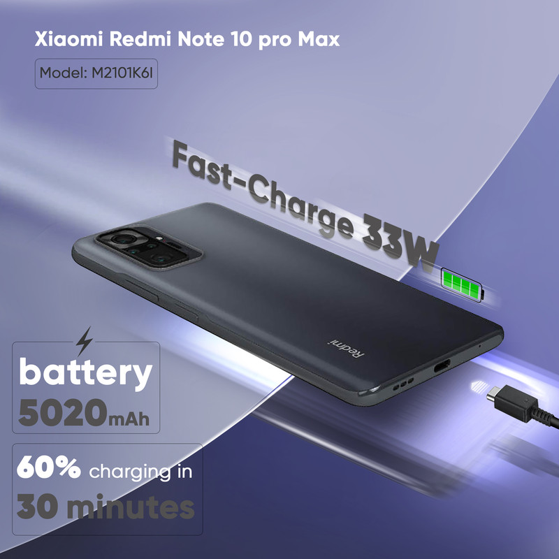 قیمت و خرید گوشی موبایل شیائومی مدل Redmi Note 10 pro Max M2101K6I دو ...