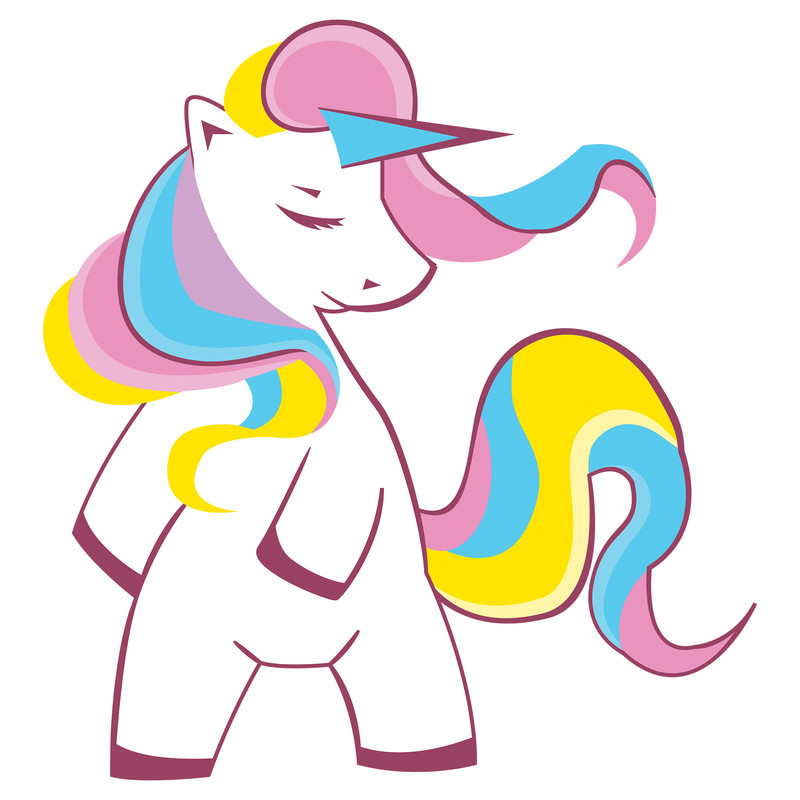 قیمت و خرید استیکر پارچه و لباس مدل dtf طرح یونیکورن کد H20.599 مجموعه 3 عددی