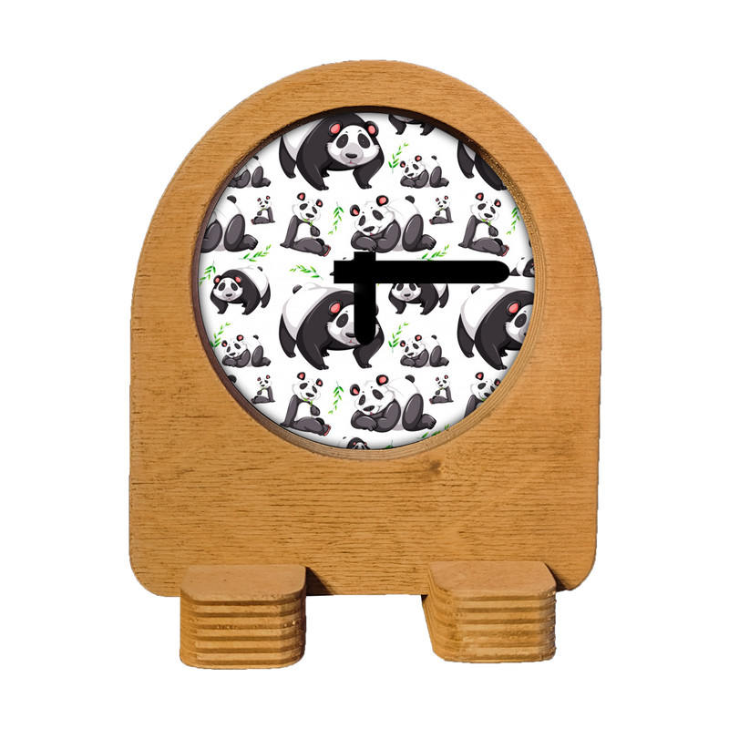 قیمت و خرید ساعت رومیزی طرح پاندا کد 396