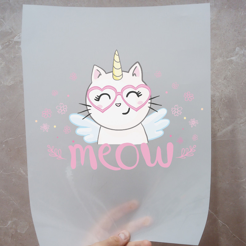 قیمت و خرید استیکر پارچه و لباس مدل dtf طرح یونیکورن کد H20.163 مجموعه 3 عددی