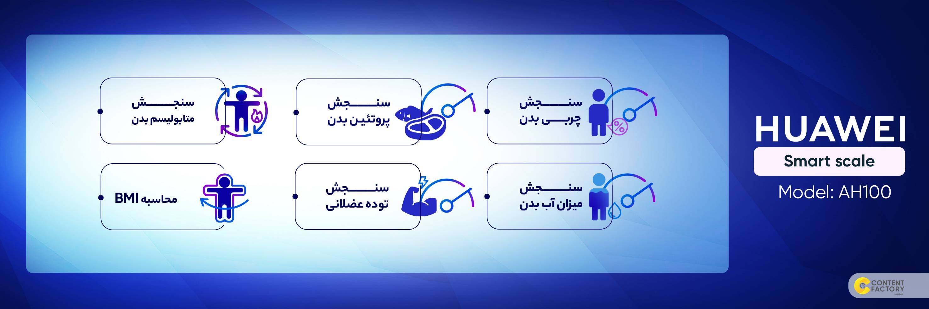 قیمت و خرید ترازو هوشمند هوآوی مدل AH100